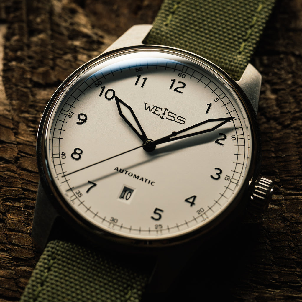 42mm Automatic Standard Issue Field Watch with Date Set | Weiss Watch ... 42mm Automatic Standard Issue Field Watch with Date Set | Weiss Watch ...