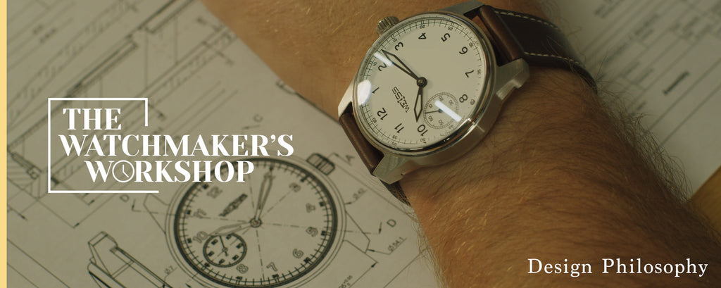 The Watchmaker's Workshop: Weiss Design Philosophy | Weiss Watch Company
