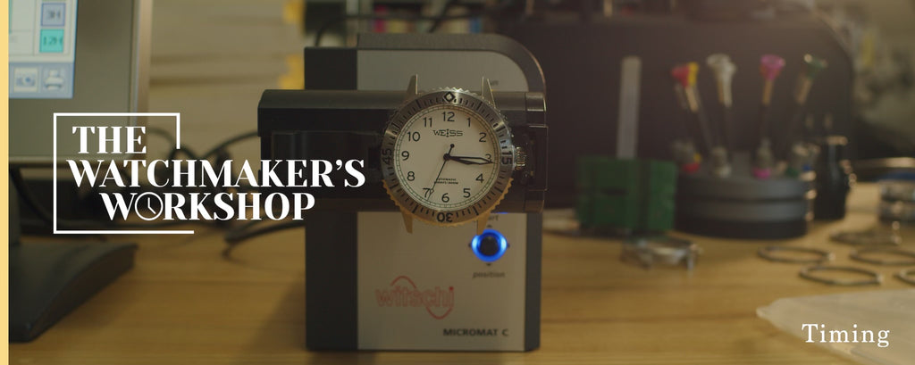 The Watchmaker's Workshop: Watch Timing | Weiss Watch Company