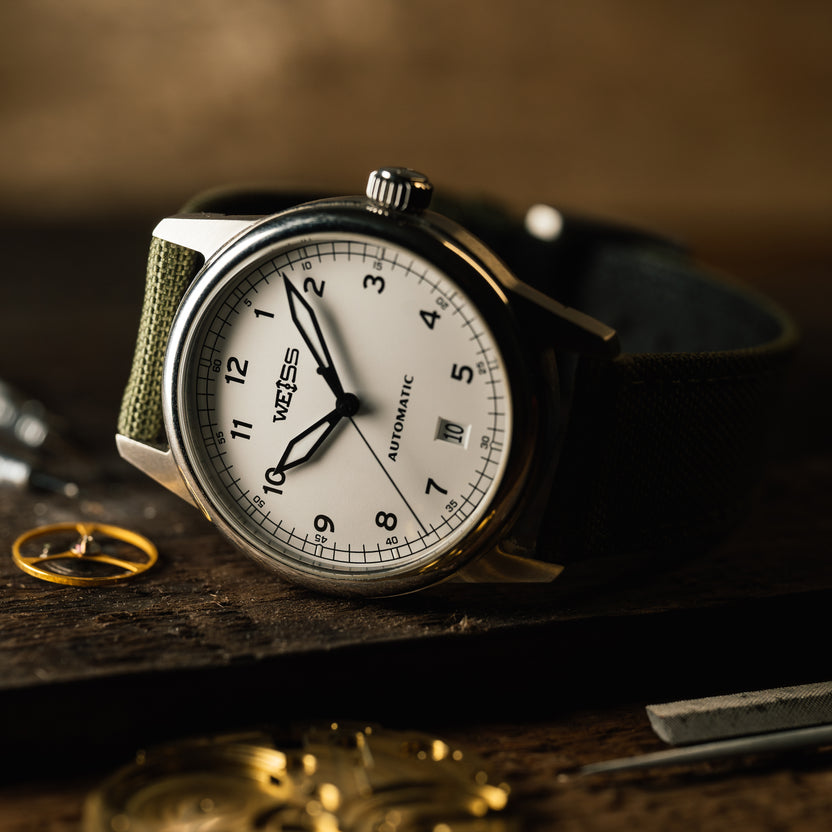 38mm Automatic Issue Field Watch | Weiss Watch Company | Weiss Watch ...